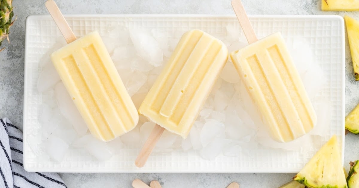 Dole Whip Popsicles - Princess Pinky Girl