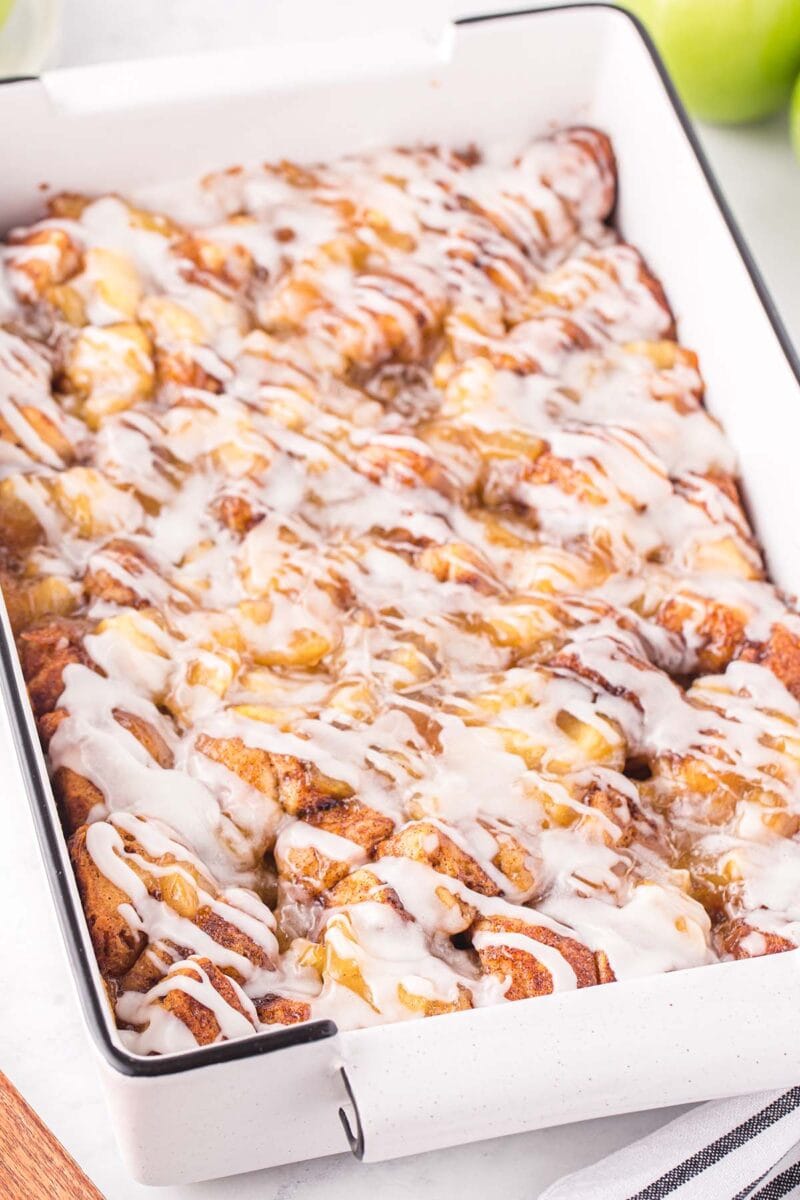 Apple Pie Cinnamon Roll Bake - Princess Pinky Girl