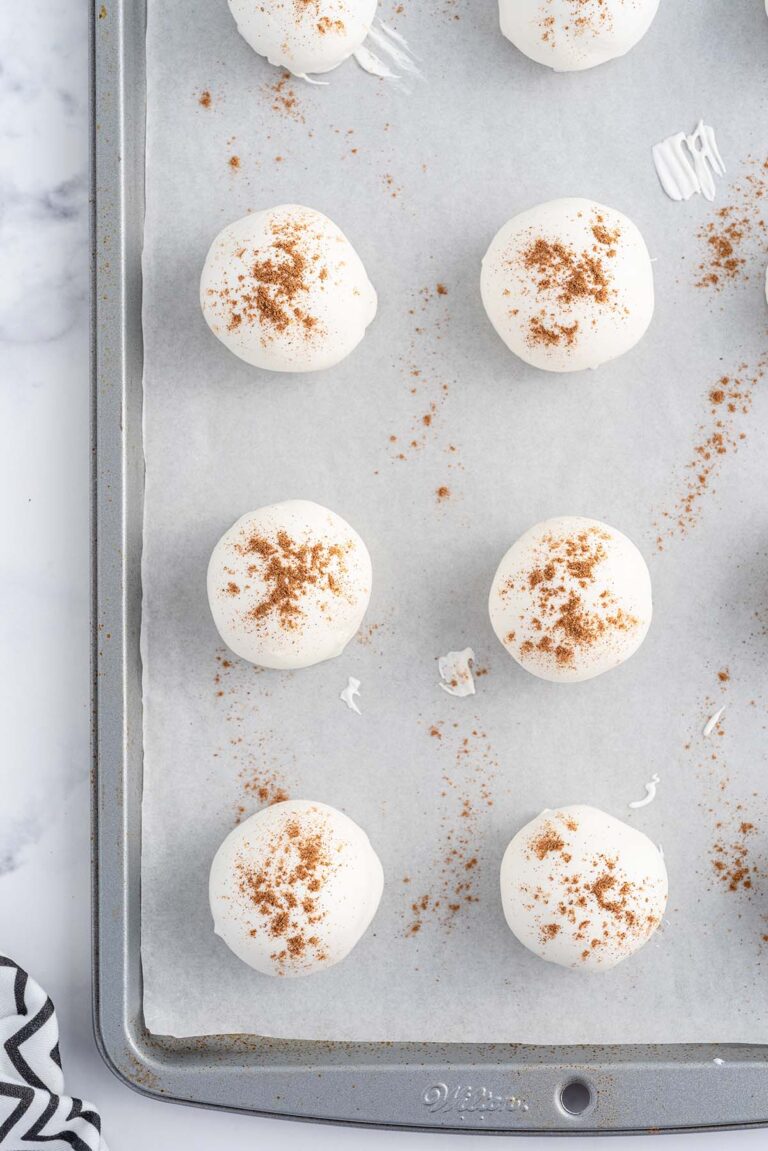 Pumpkin Spice Cheesecake Bites - Princess Pinky Girl