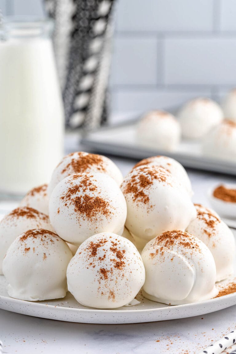 Pumpkin Spice Cheesecake Bites - Princess Pinky Girl