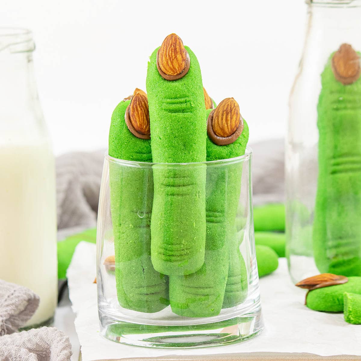 Green Witch Finger Cookies Recipe