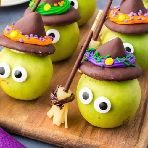 Halloween Witch Apples - Princess Pinky Girl