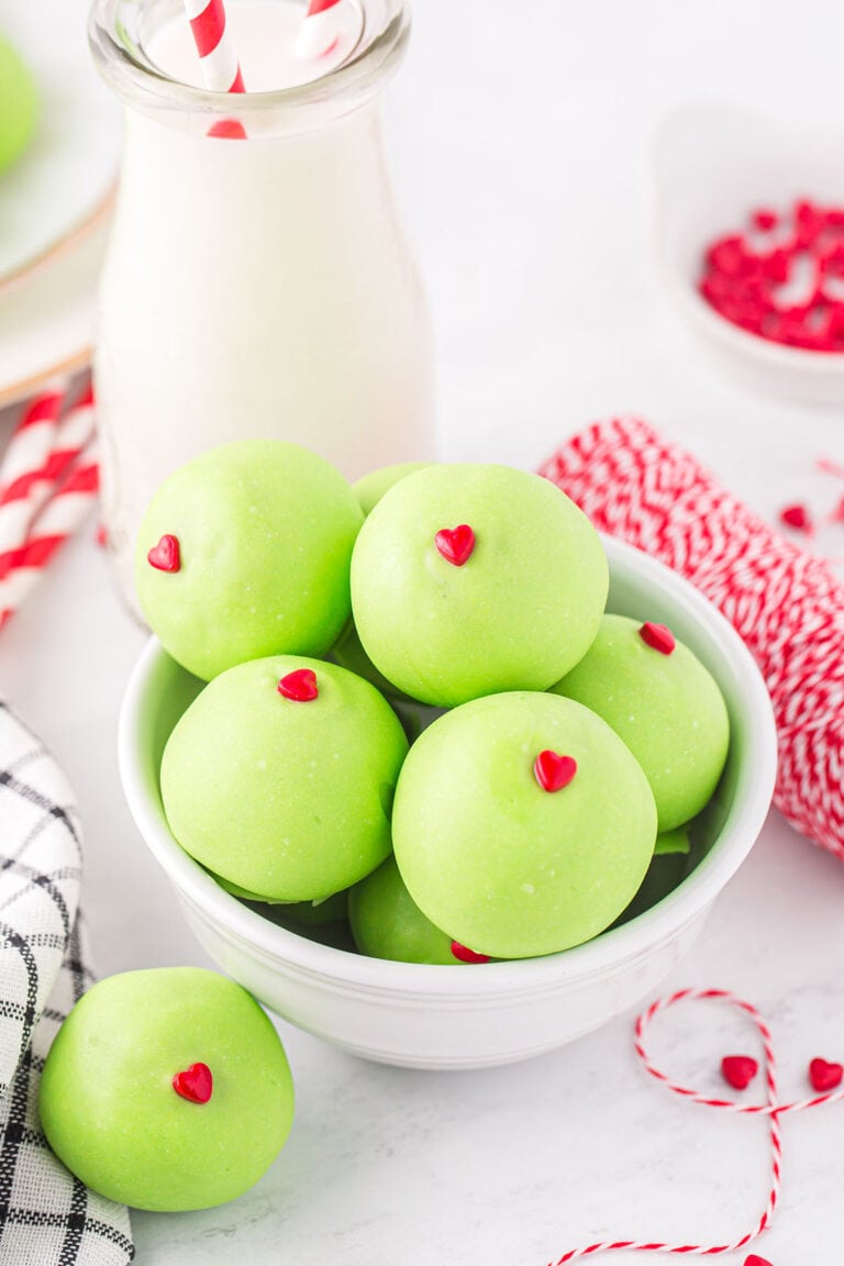Grinch Christmas Truffles - Princess Pinky Girl
