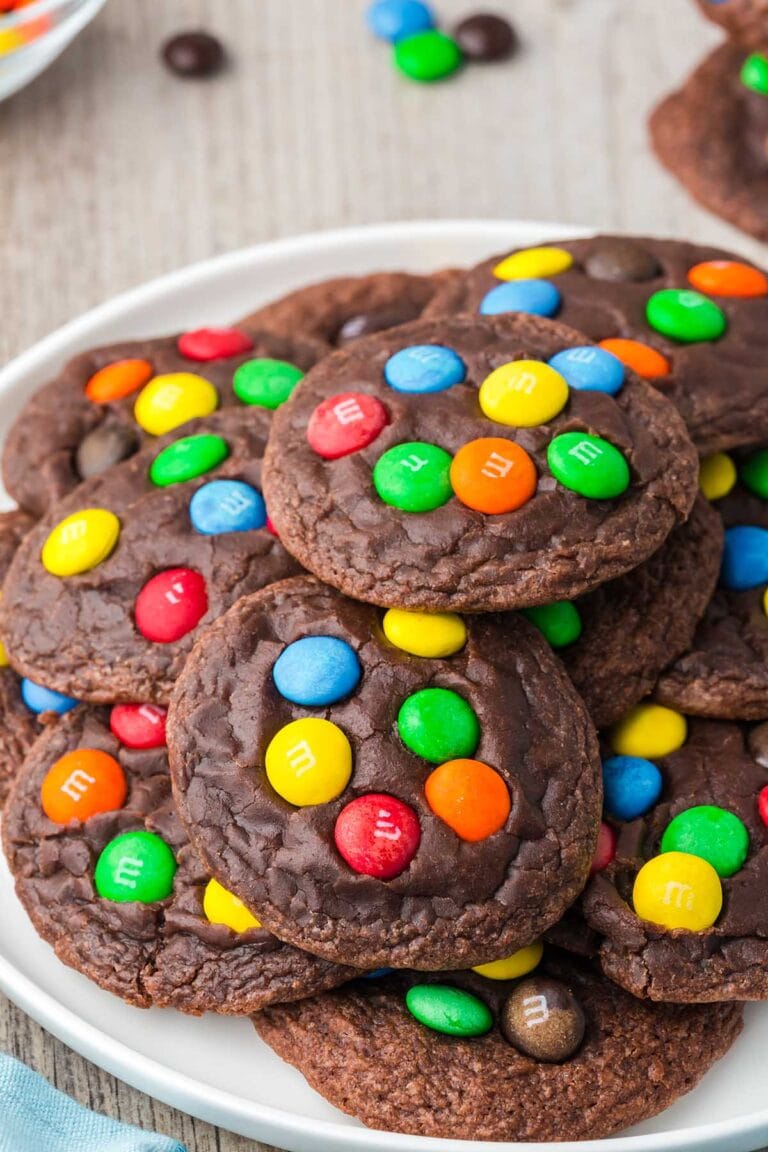M&M Brownie Mix Cookies - Princess Pinky Girl