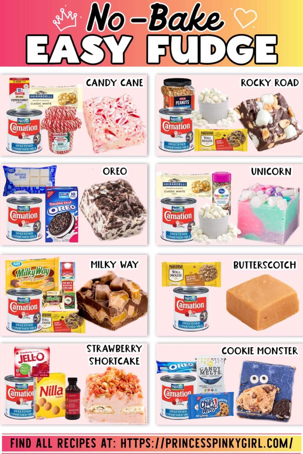 23 No Bake Fudge Recipes (Easy!) - Princess Pinky Girl