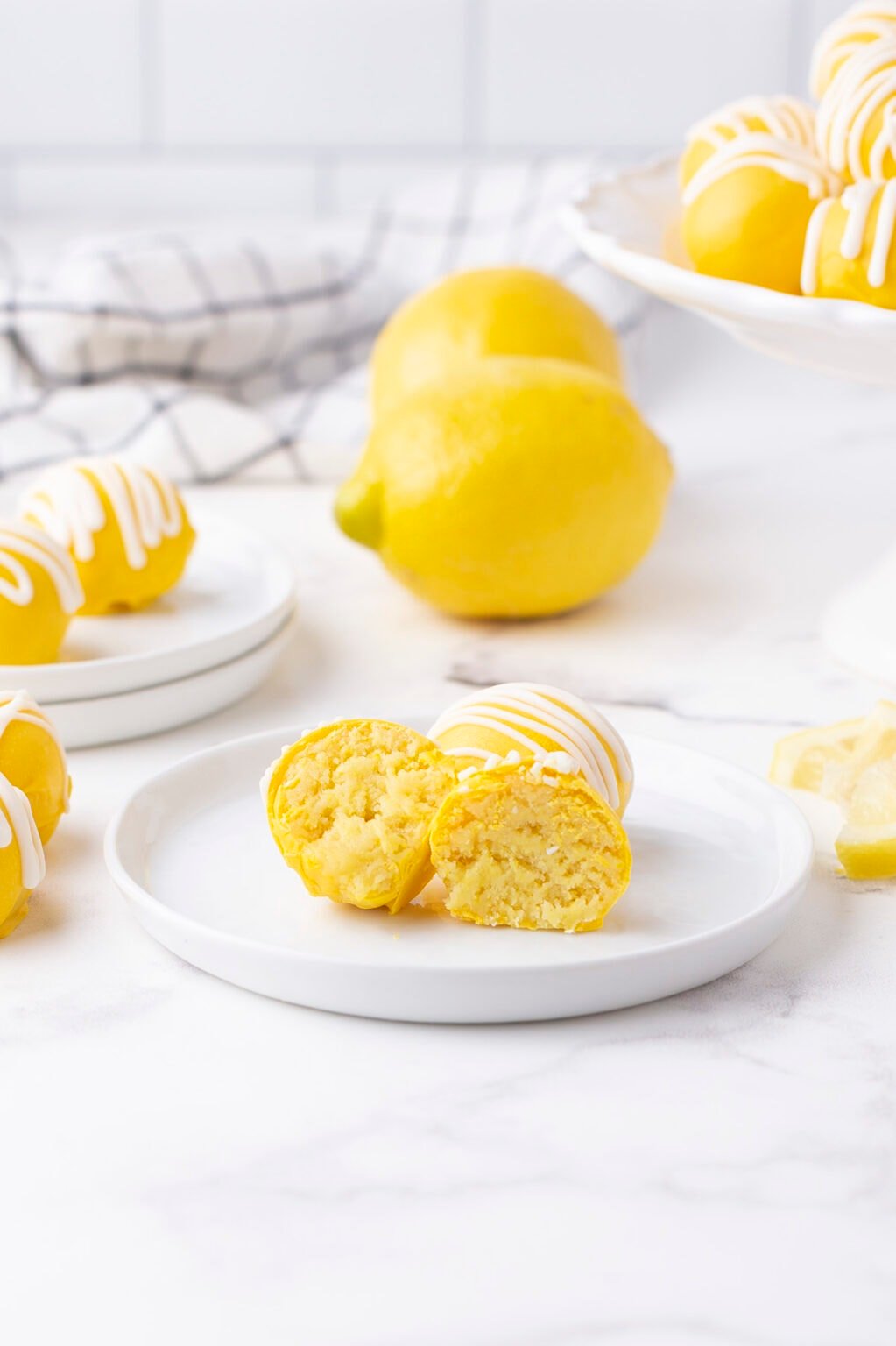 Lemon Cheesecake Bites - Princess Pinky Girl