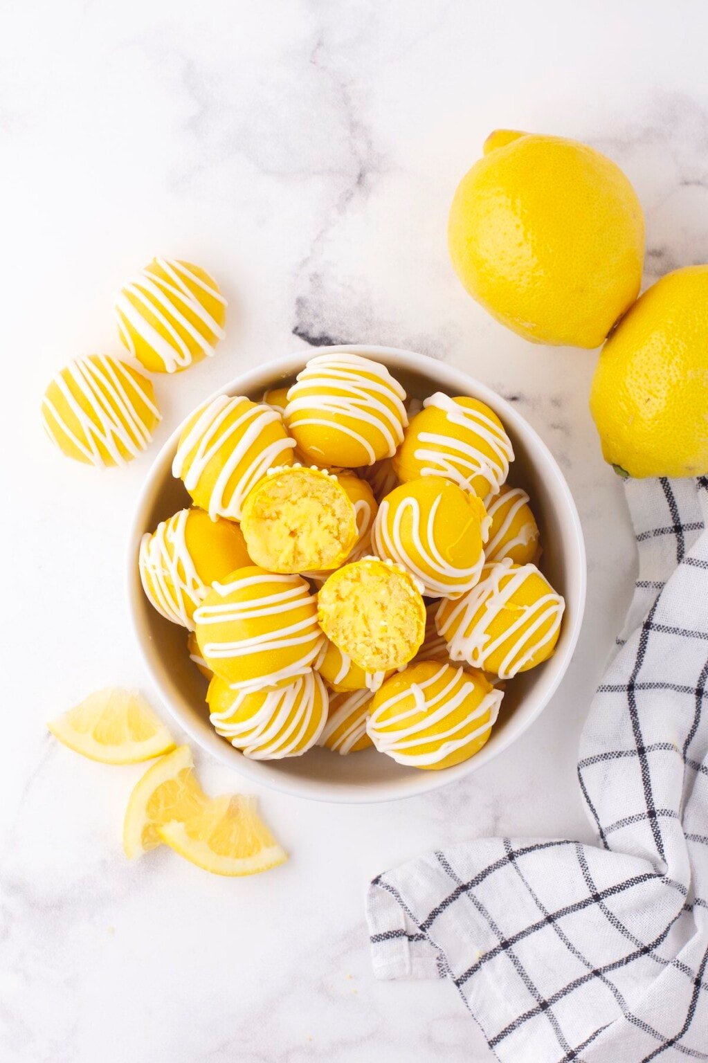 Lemon Cheesecake Bites - Princess Pinky Girl