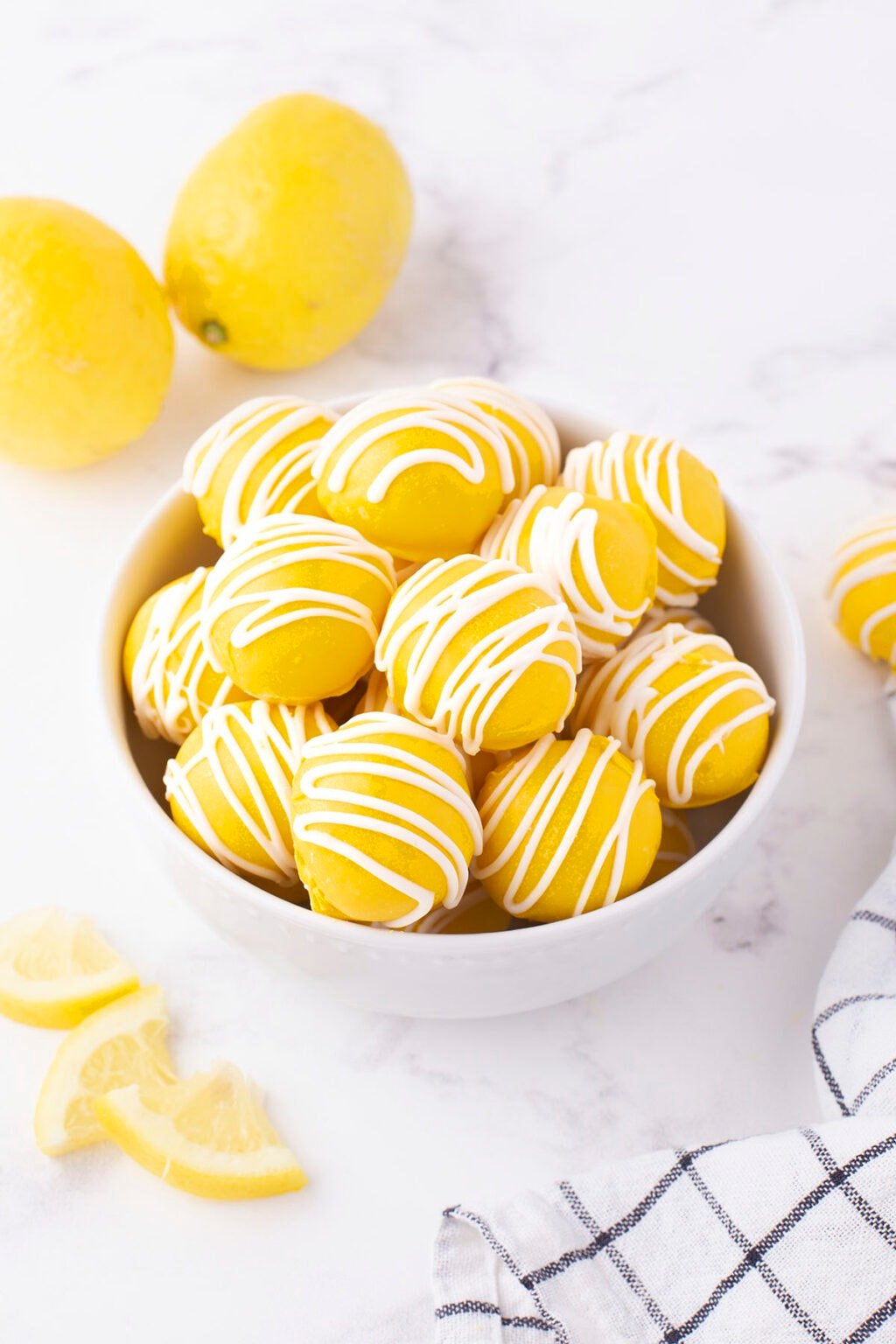 Lemon Cheesecake Bites - Princess Pinky Girl