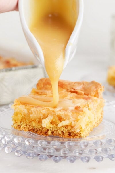 Gooey Butter Cake Recipe - Princess Pinky Girl