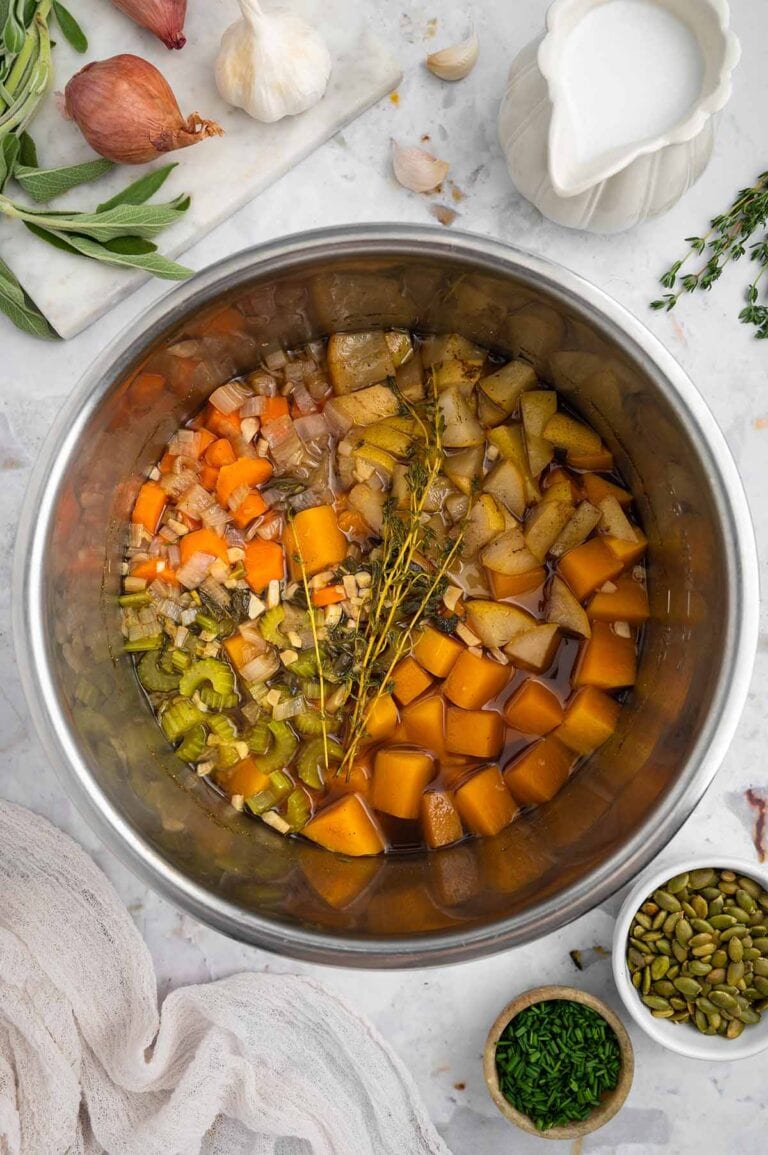 Instant Pot Butternut Squash Soup - Princess Pinky Girl