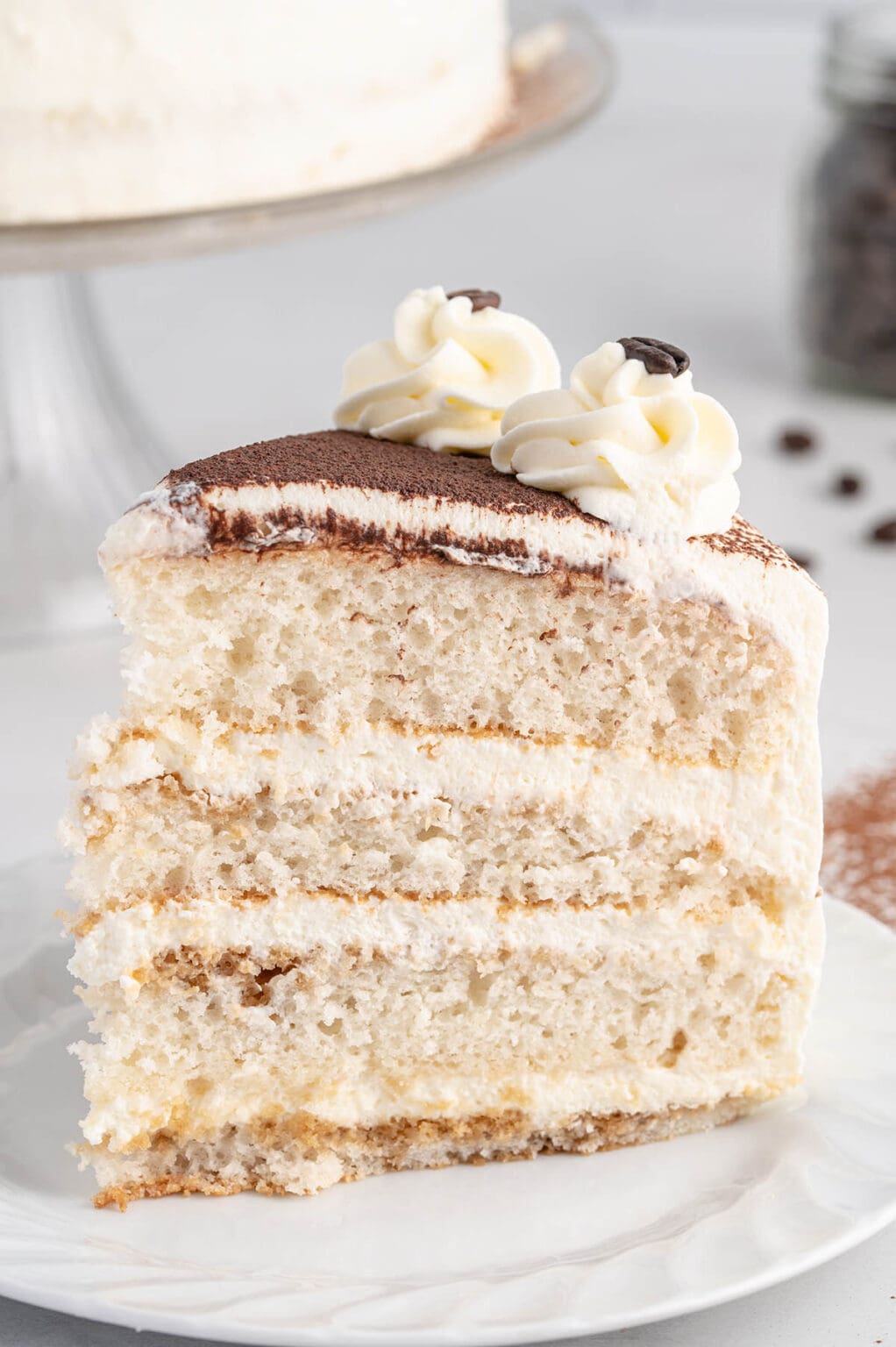 Layered Tiramisu Cake for Birthday - Princess Pinky Girl