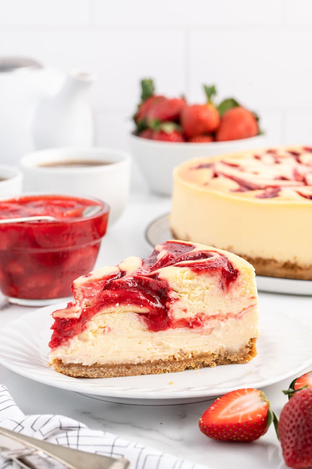 Strawberry Swirl Cheesecake - Princess Pinky Girl