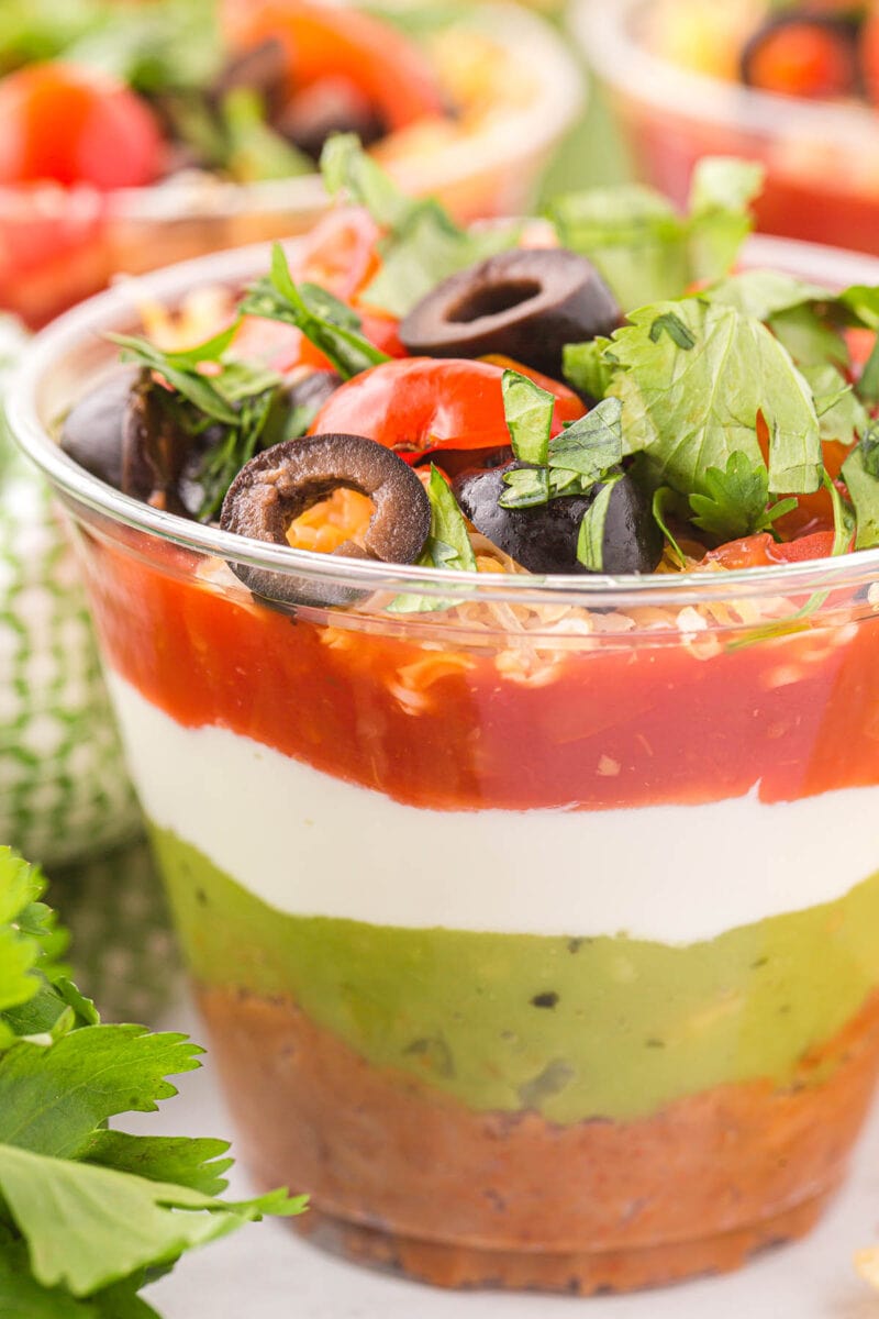 7-Layer Dip Cups - Princess Pinky Girl