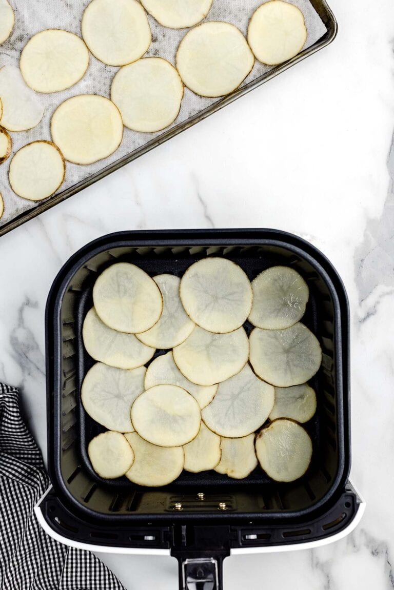 Potato Chips in Air Fryer - Princess Pinky Girl