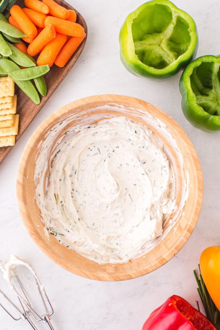 Easy Veggie Dip - Princess Pinky Girl