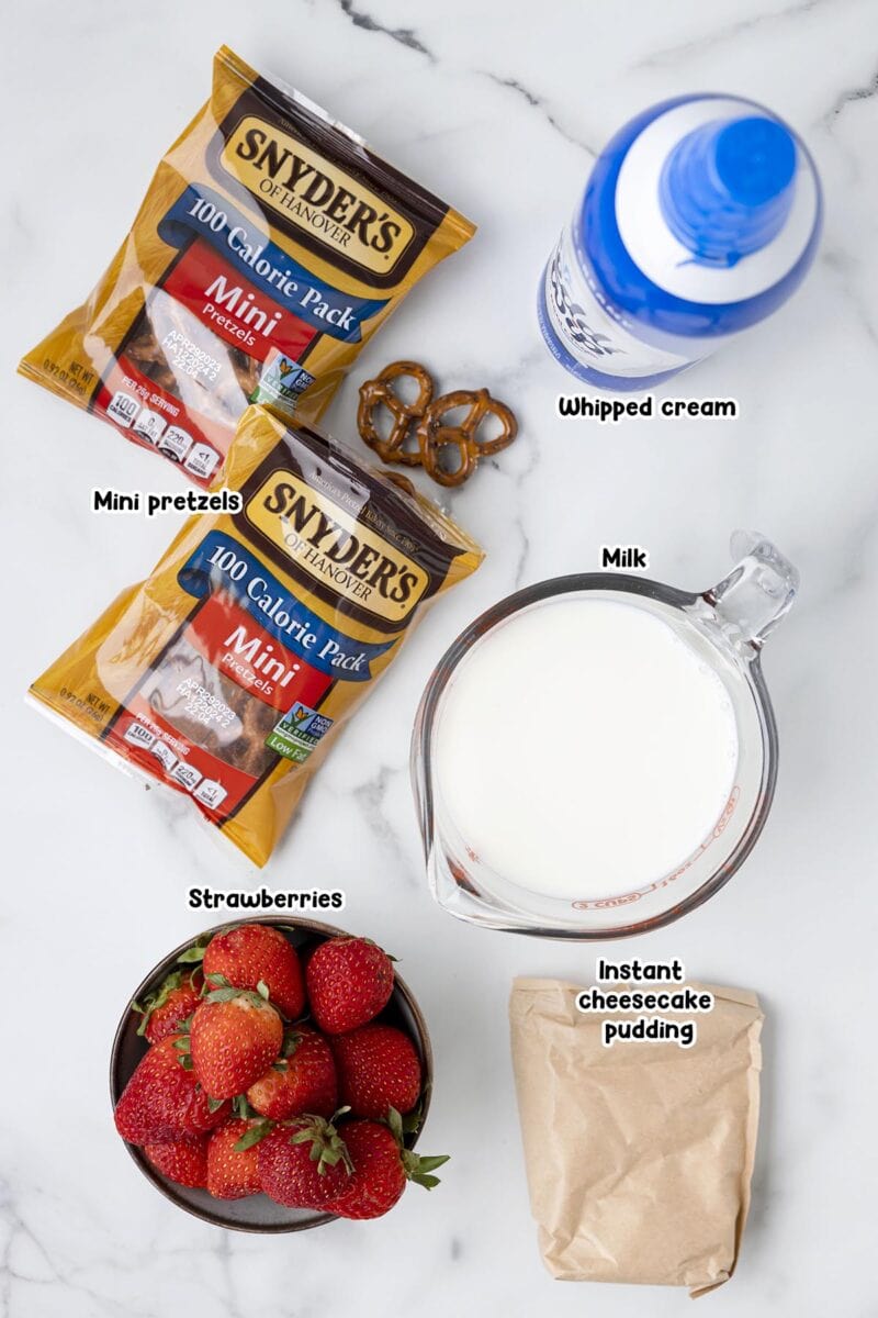 Walking Strawberry Pretzel Salad - Princess Pinky Girl