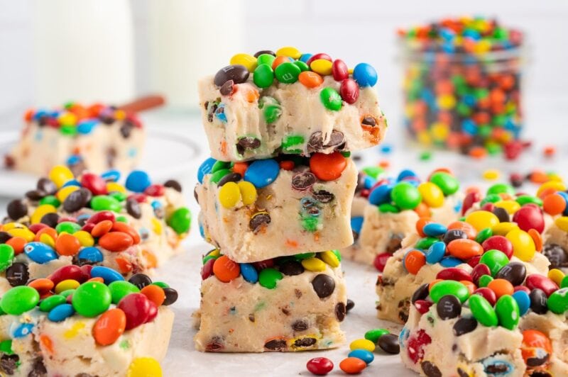 M&M Cookie Dough Fudge - Princess Pinky Girl