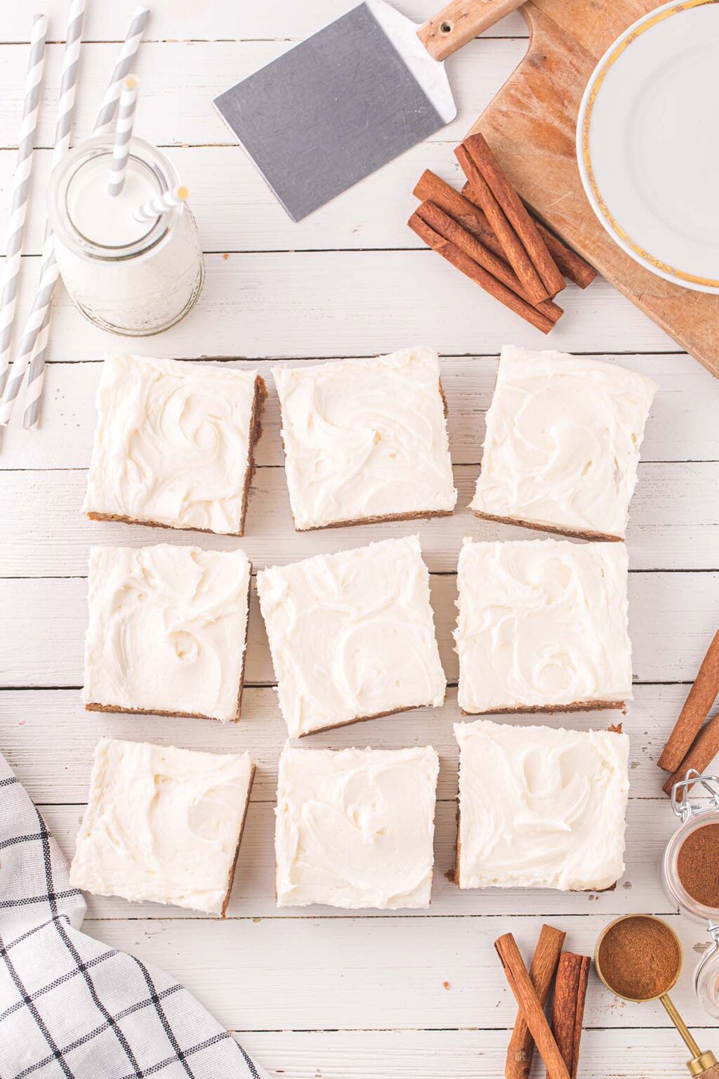 Cinnamon Roll Blondies - Princess Pinky Girl