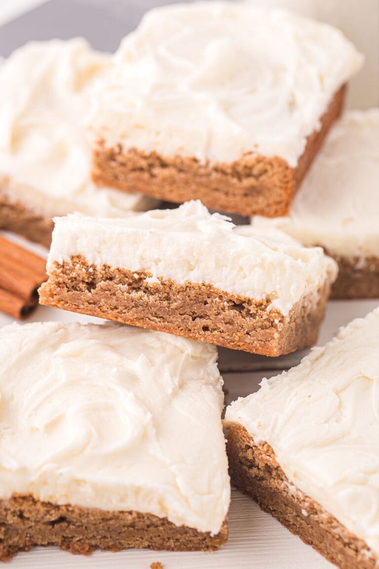 Cinnamon Roll Blondies - Princess Pinky Girl