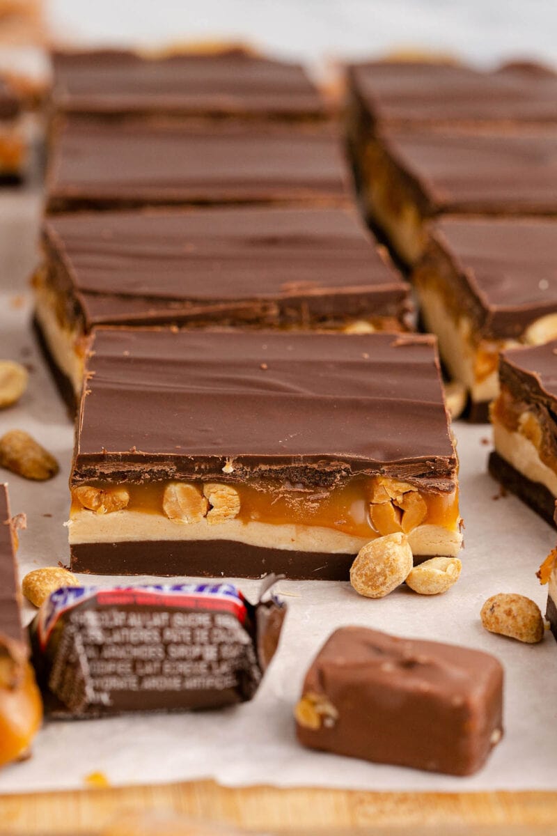 Homemade Snickers Bars - Princess Pinky Girl