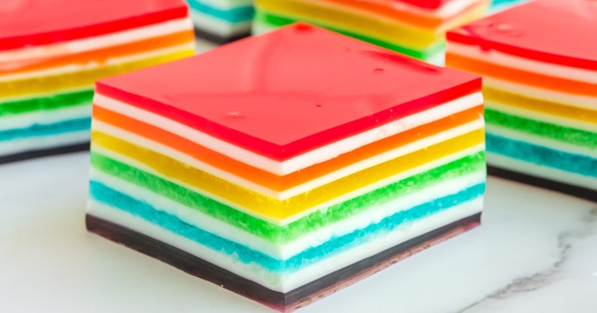 Rainbow Jello - Princess Pinky Girl