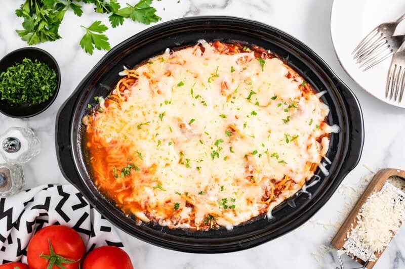 Crockpot Spaghetti - Princess Pinky Girl
