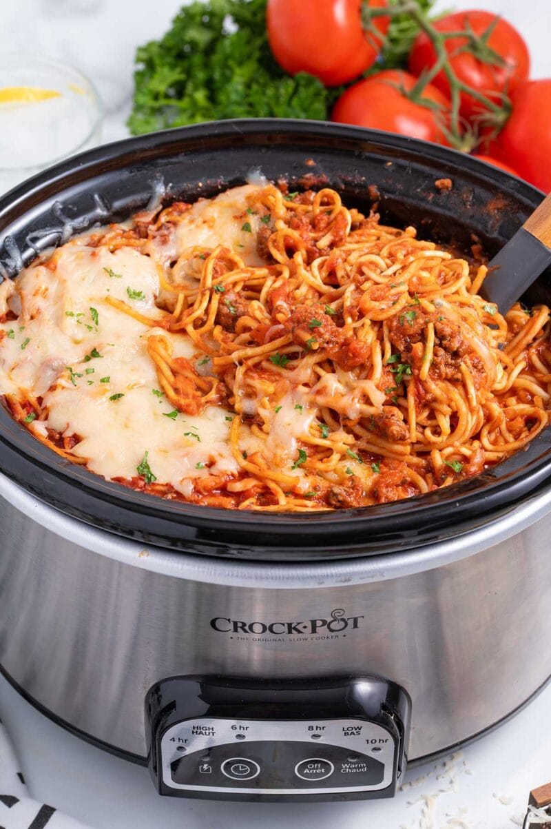 Crockpot Spaghetti - Princess Pinky Girl