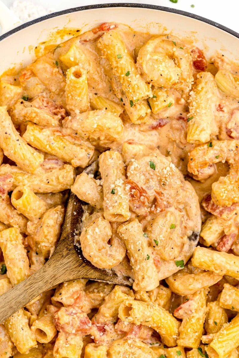 Cajun Shrimp Pasta - Princess Pinky Girl
