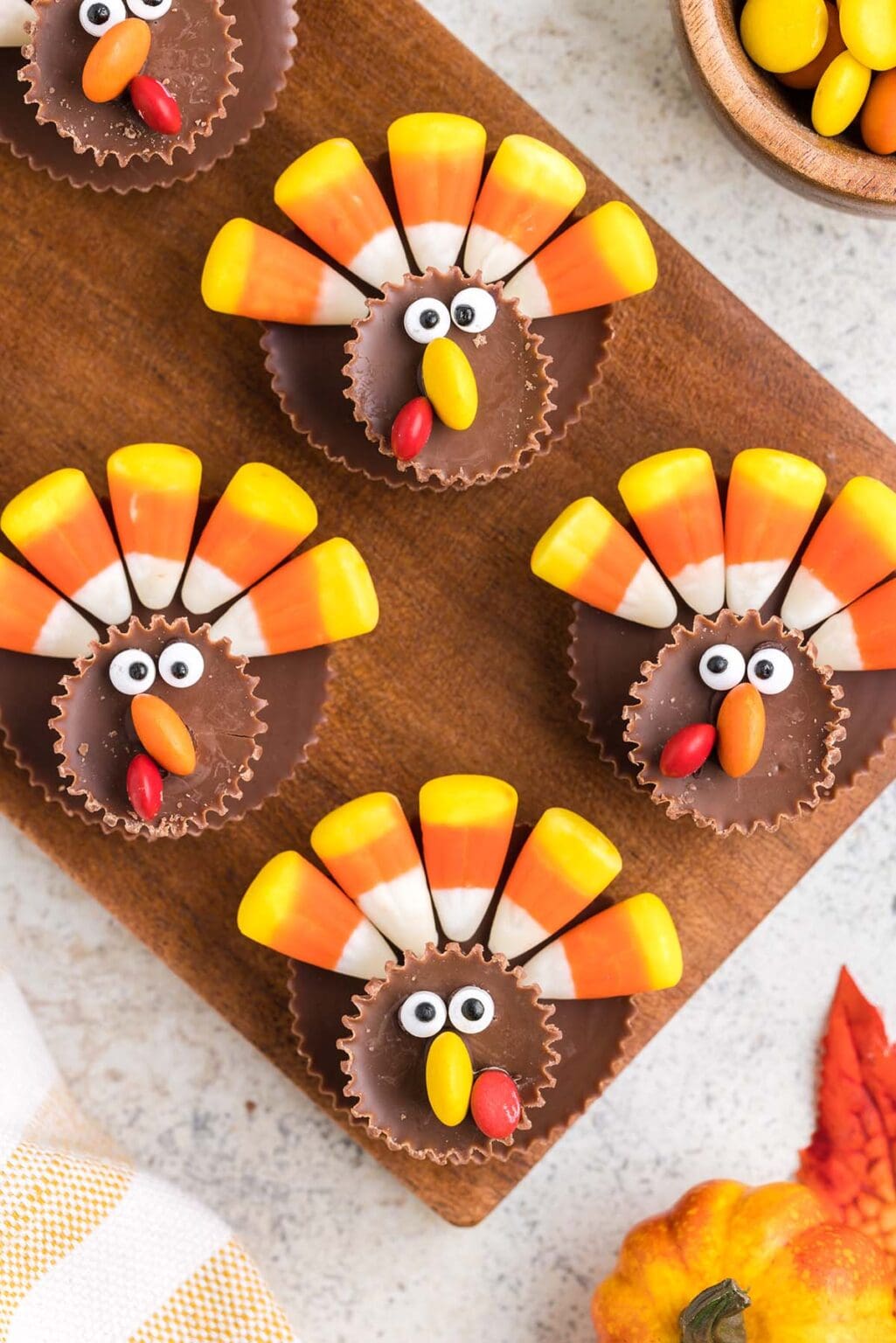 Thanksgiving Candy Turkey - Princess Pinky Girl