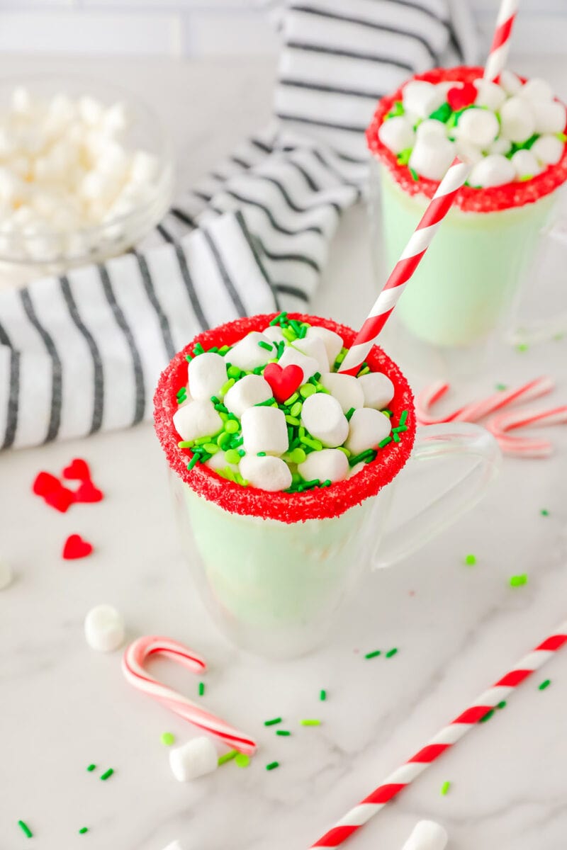 Grinch Hot Chocolate - Princess Pinky Girl