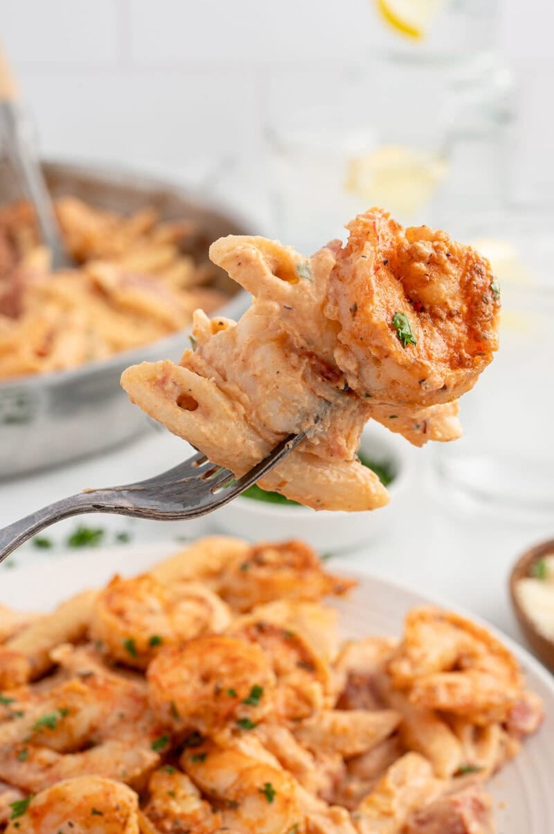 Cajun Shrimp Pasta - Princess Pinky Girl