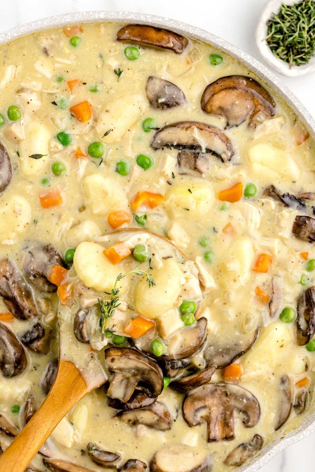 Gnocchi Chicken Pot Pie - Princess Pinky Girl