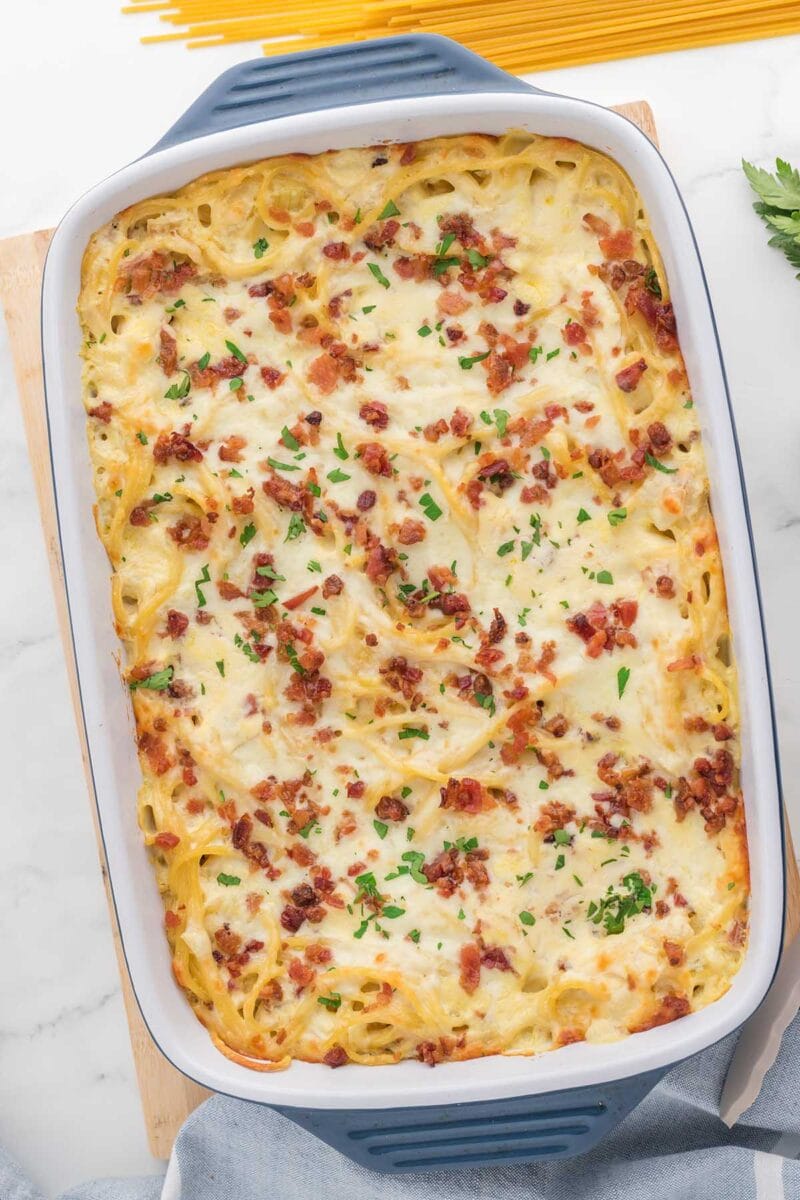 Creamy Bacon Pasta - Princess Pinky Girl