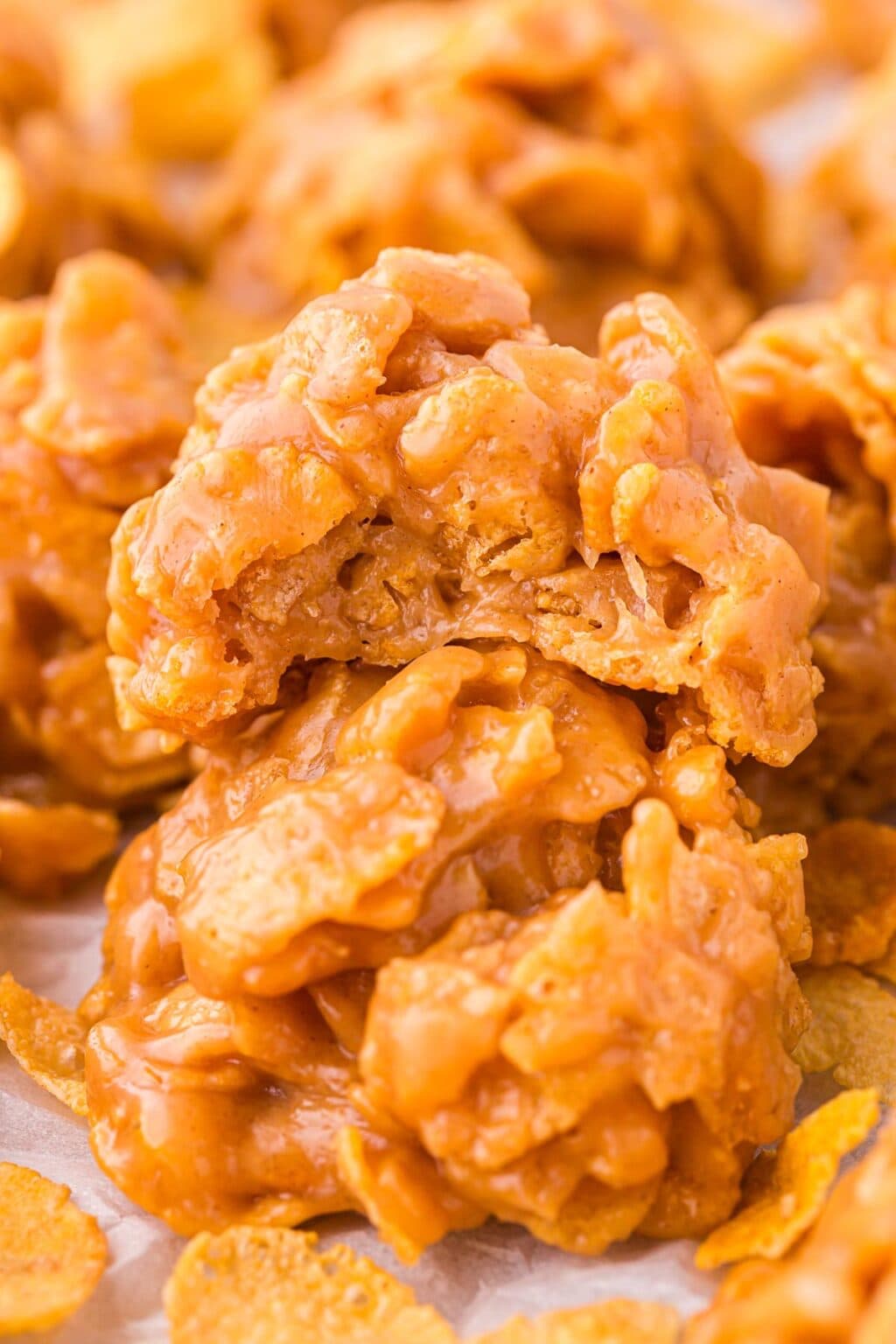 Peanut Butter Cornflake Cookies - Princess Pinky Girl