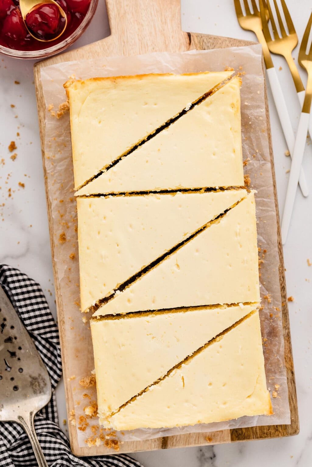 Loaf Pan Cheesecake - Princess Pinky Girl