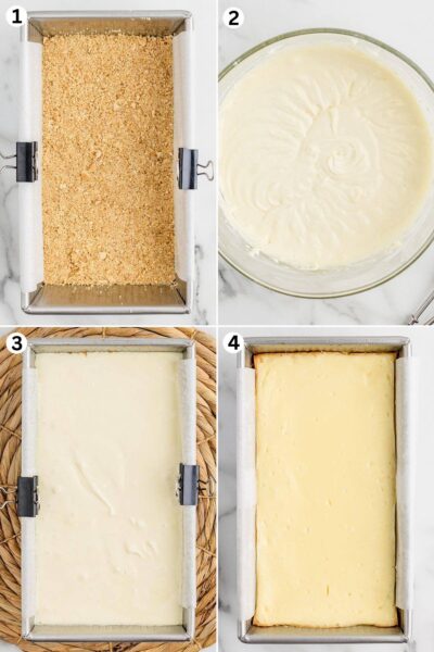 Loaf Pan Cheesecake - Princess Pinky Girl