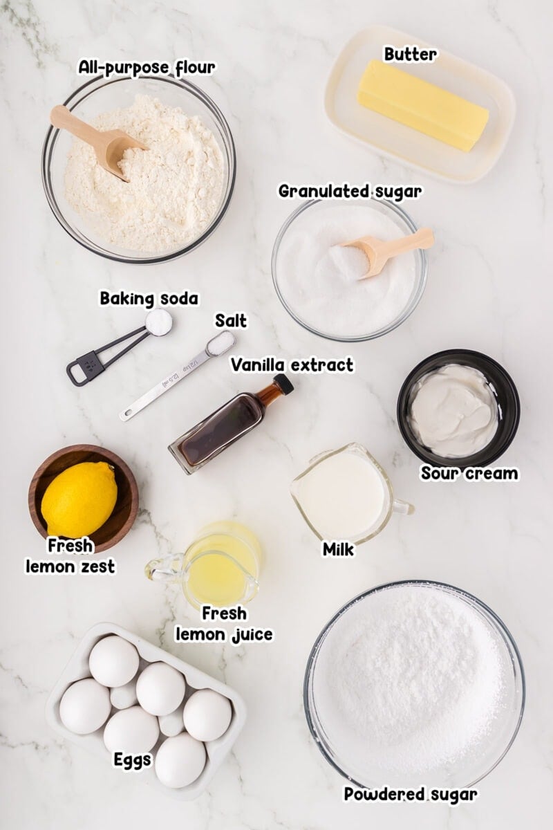 Lemon Drop Cakes - Princess Pinky Girl