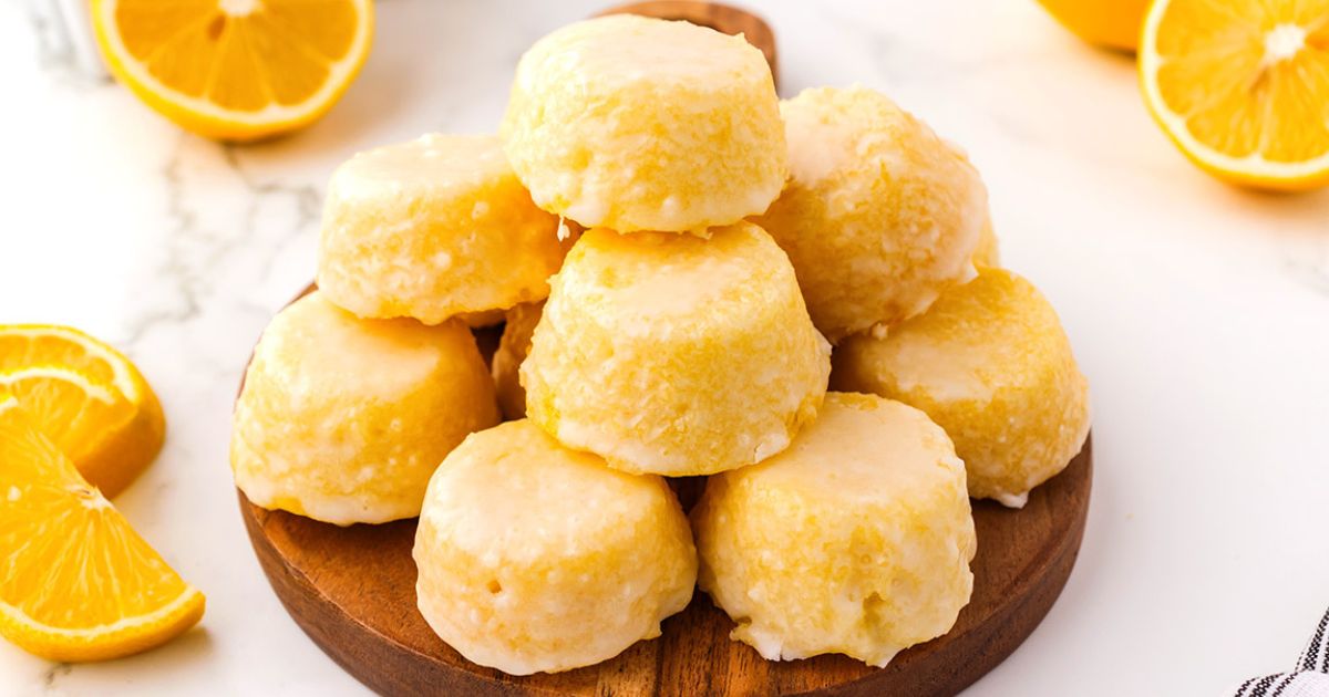 Lemon Drop Cakes - Princess Pinky Girl
