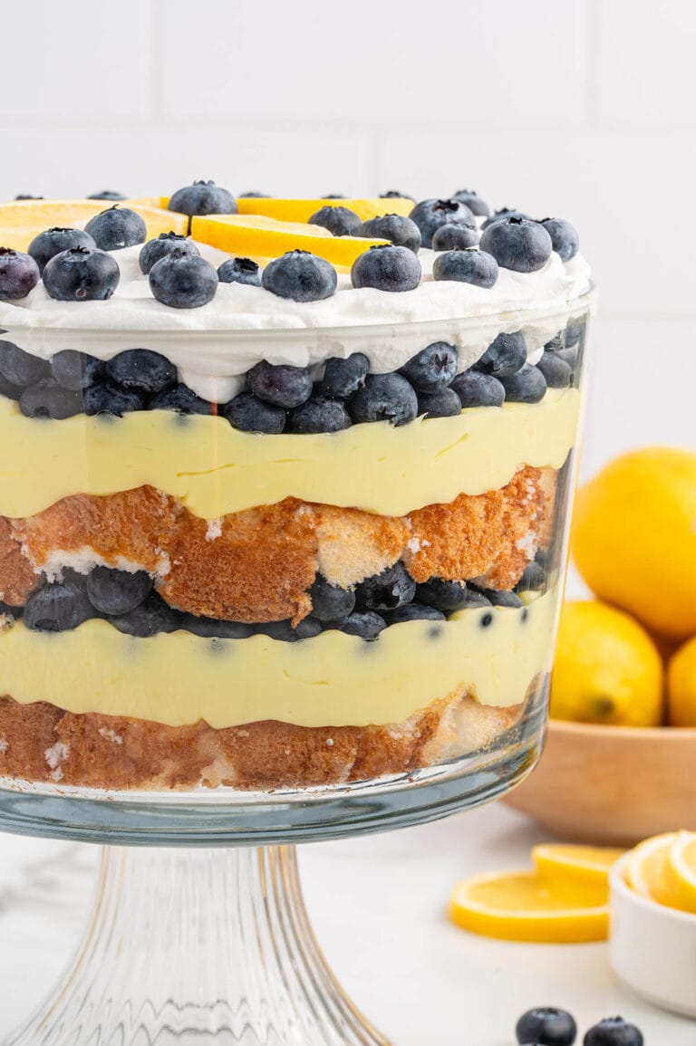 Lemon Blueberry Trifle - Princess Pinky Girl
