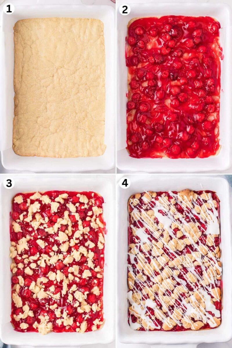 Homemade Cherry Pie Bars - Princess Pinky Girl