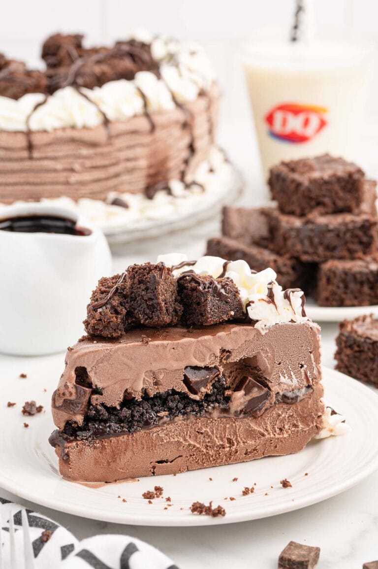 Dairy Queen Chocolate Ice Cream Cake - Princess Pinky Girl