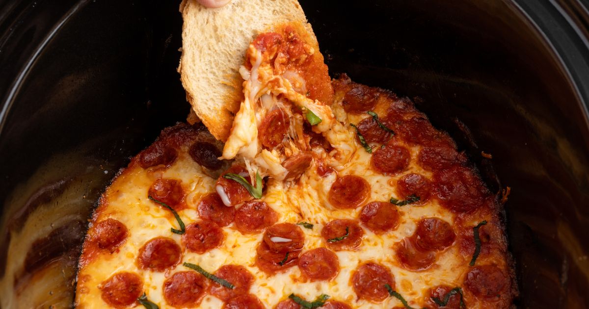 Crock Pot Pizza Dip - Princess Pinky Girl
