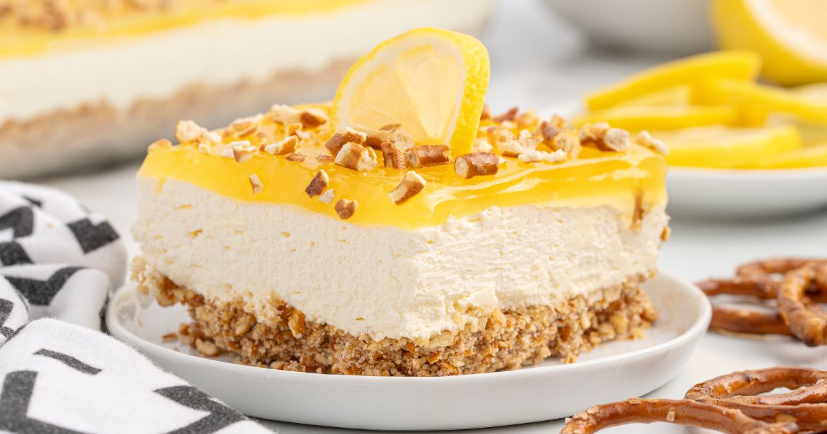 Lemon Pretzel Dessert - Princess Pinky Girl
