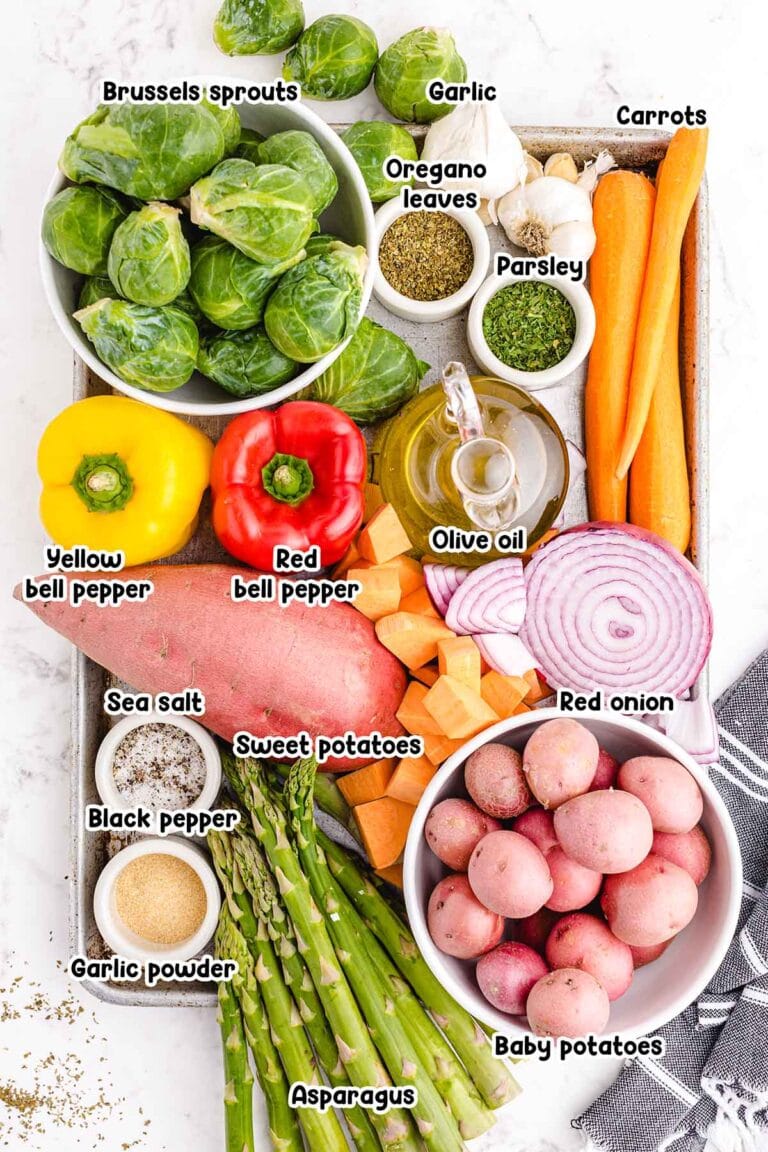 Easy Oven Roasted Vegetables - Princess Pinky Girl