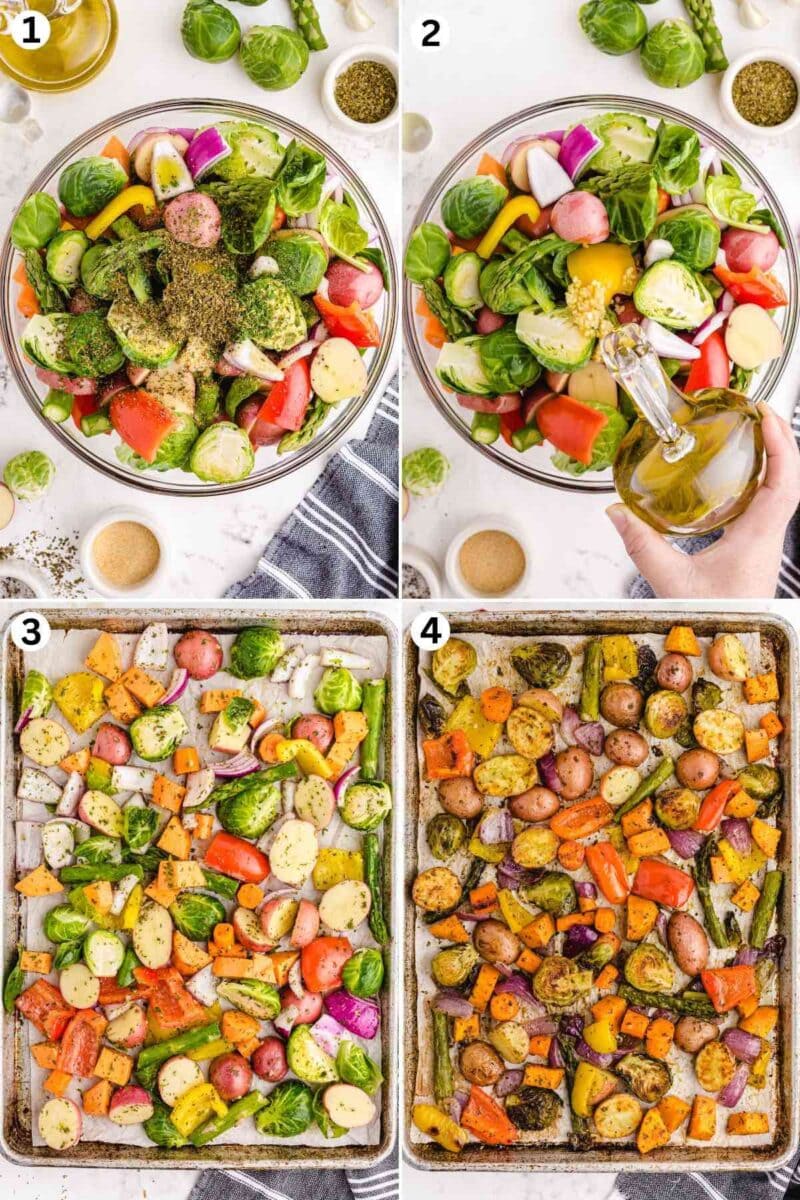 Easy Oven Roasted Vegetables - Princess Pinky Girl