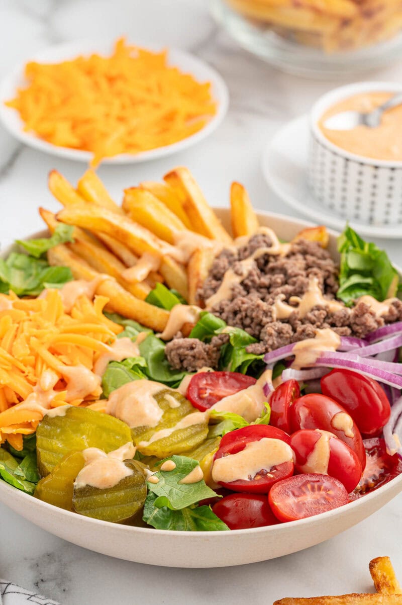 Burger Bowl Recipe - Princess Pinky Girl