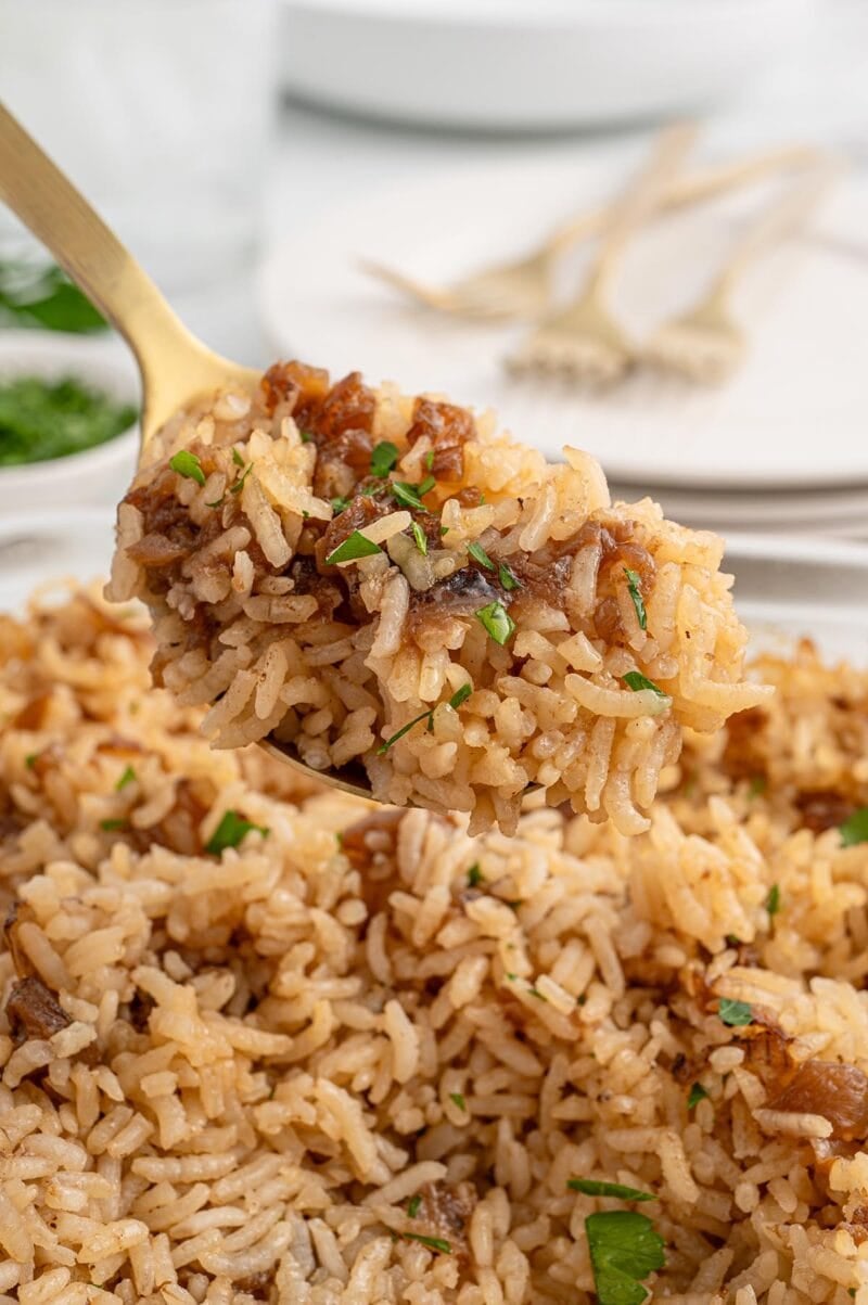 French Onion Rice - Princess Pinky Girl