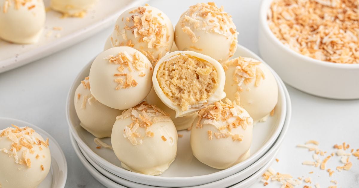 Piña Colada Truffles - Princess Pinky Girl