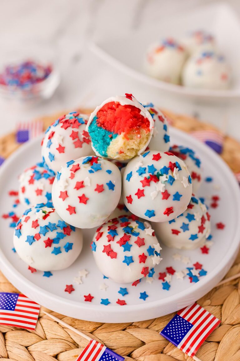 4th of July Cake Pops - Princess Pinky Girl