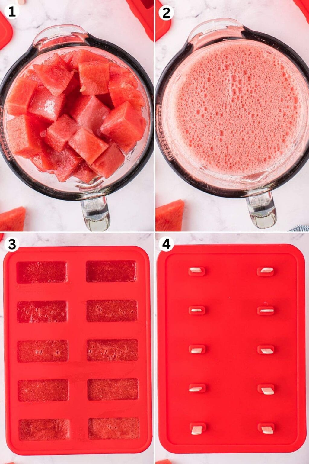 Easy Watermelon Popsicles (4-Ingredients) - Princess Pinky Girl